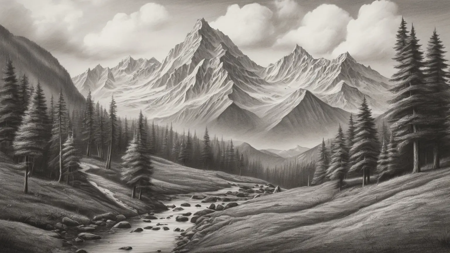 18 Easy Beginner friendly Landscape Drawing Ideas